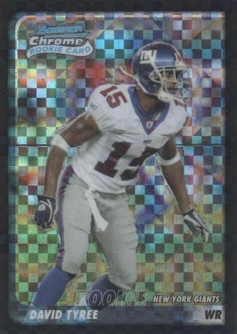 2003 Bowman Chrome - David Tyree #204 X-Fractor /250 (RC) for sale ...