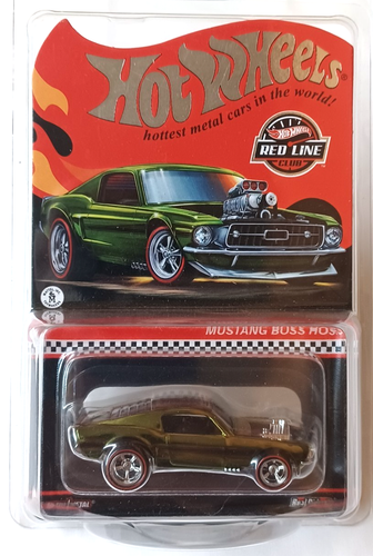 2021 Hot Wheels RLC Red Line Club Mustang Boss Hoss 13650/30000 | eBay