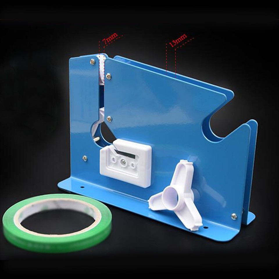 Bag Neck Sealer Trimmer Tape Dispenser For Fruit Food Veg Shop W/ 2 ...