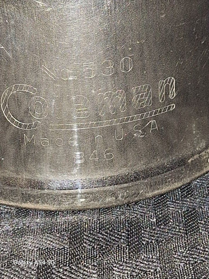 Vintage Coleman Military Camping Pocket Stove Model 530 Single Burner ...