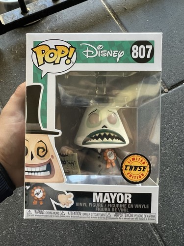 Funko Pop Mayor CHASE 807 Disney Nightmare Before Christmas Vinyl Funko ...