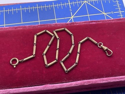 ANTIQUE VICTORIAN ROLLED GOLD WATCH CHAIN-13” | eBay