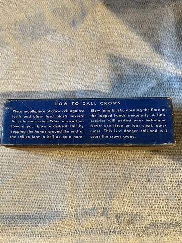 Vintage JC Higgins No 720 Crow Call With The Box Sears & Roebuck | eBay