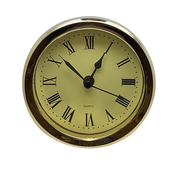 New Quartz Replacement Bezel Clock Insert - Sizes Option - Clip Fit ...