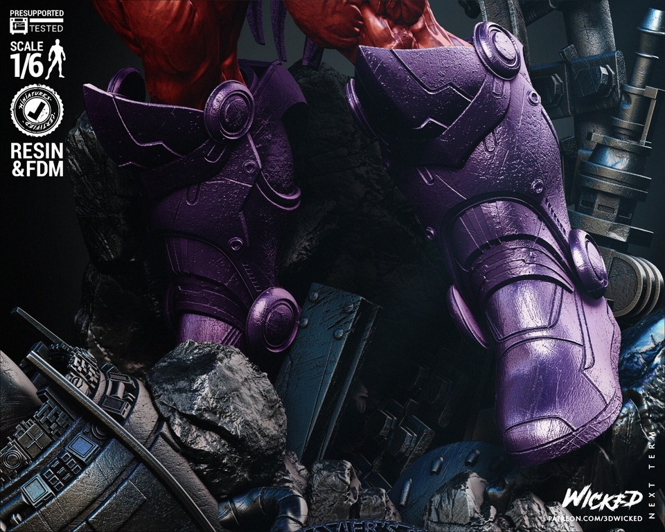 Onslaught Model Kit | Marvel 3D Resin Printed Statue | Unpainted ...