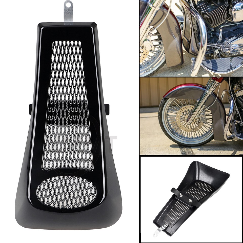 Glossy Front Fairing Chin Spoiler For Harley Softail Springer Deluxe ...