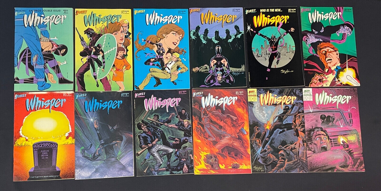 Whisper Comic Lot! First Comics, VOL. 2 #1-37 Lot of 36! VF/NM! | eBay