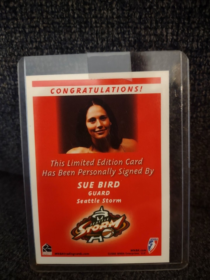Sue Bird 2006 Rittenhouse WNBA Autograph | eBay