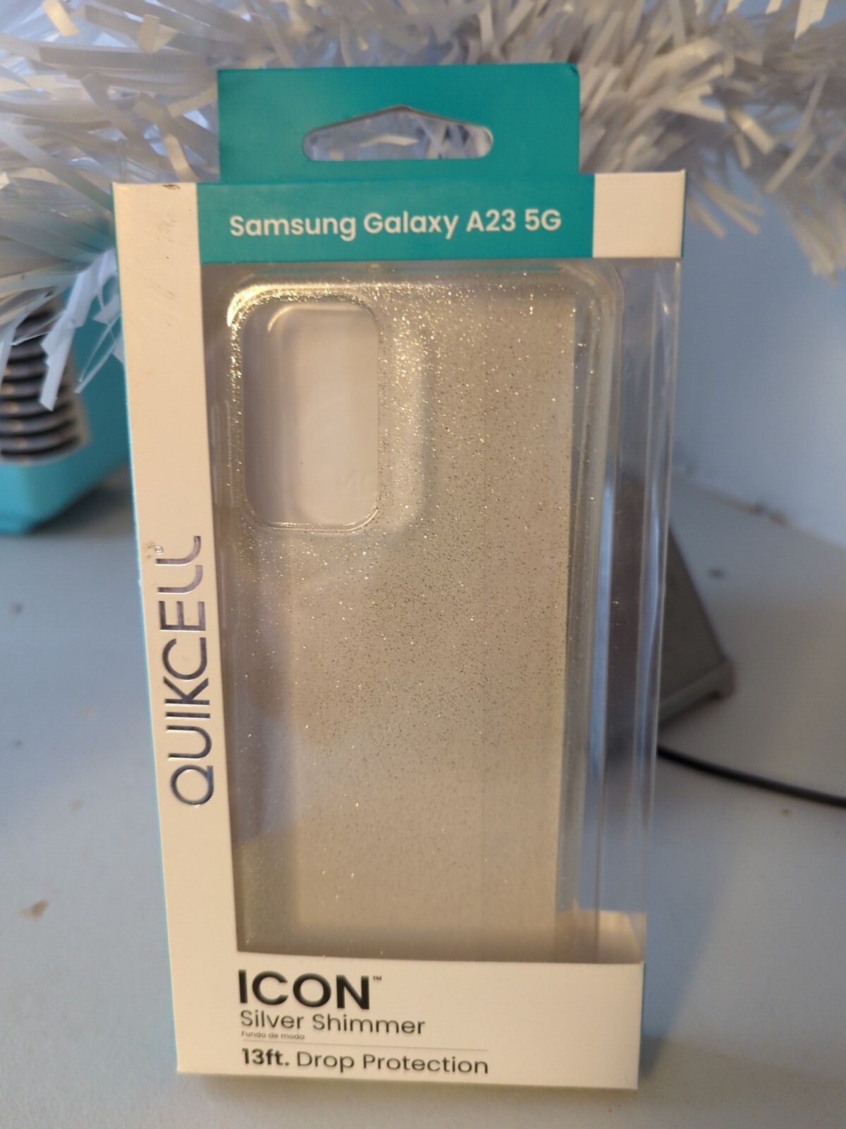 Quikcell Samsung Galaxy A23 5G Icon Silver Shimmer 13 Ft Drop ...