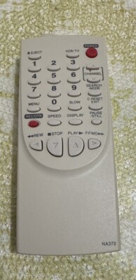 Emerson Funai NA372 VCR/TV Remote OEM NA376 NA362 EWV404 EWV603A ...