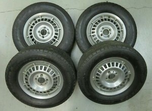Wheels 370x125 w/ 4 Dunlop Denovo 2 PGL 200/65 HR 370 Run Flat Denloc ...