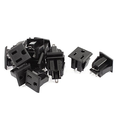 10 Pcs Ac 125v 15a Us Plug 3 Terminal Outlet Power Socket Connector ...