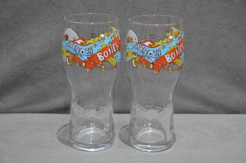 2x Beavertown Bones Skeleton Lager Skull Beer One Pint Glass 20oz New ...