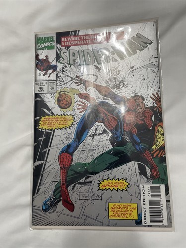 Marvel Comic Spider-Man Beware The Rage Of A Despite Man. Part 1 and 2 ...