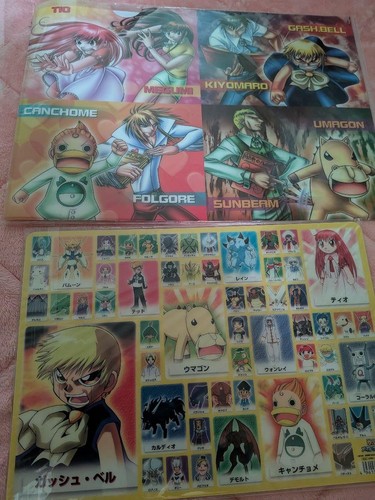 Zatch Bell!! ! Writing Pad clear file Japan Anime | eBay