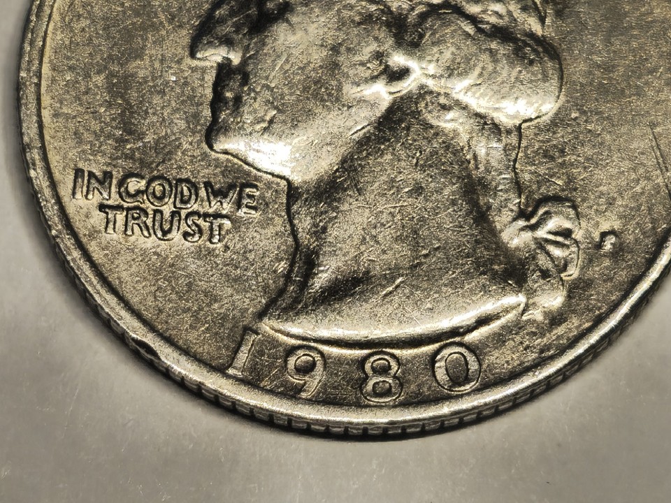 1980 US Quarter P WEAK MINT MARK ERROR | eBay