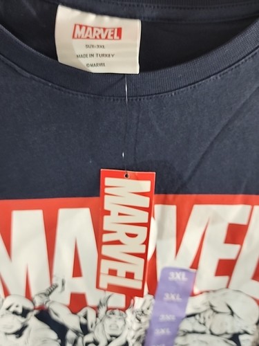 Primark Marvel Shirt Womens Logo Thor Iron Man Hulk Captain America ...