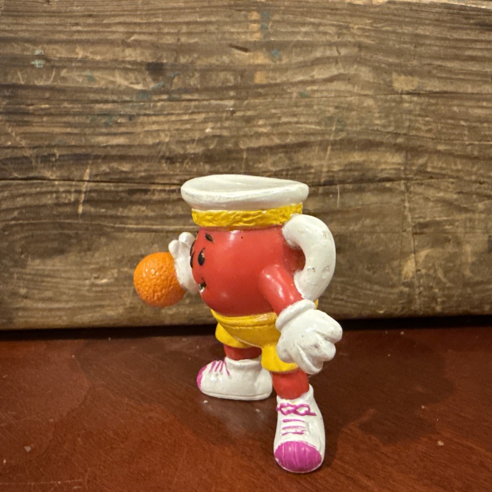 Vtg 1990's Kool-Aid Man Basketball PVC Figure Kraft General Foods Toy ...