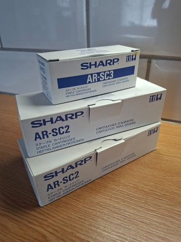 SHARP STAPLES AR-SC2 (x 2) and AR-SC3 (x1) | eBay UK