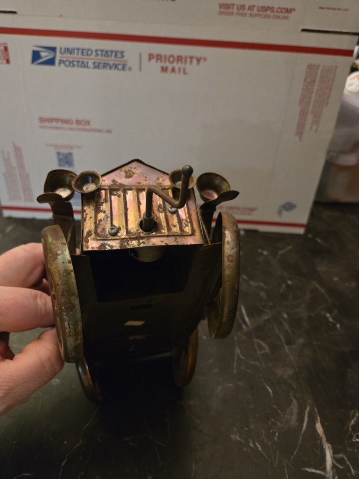 Vintage Copper/tin Music Box Car | King of the Road Tune | Jalopy Car ...