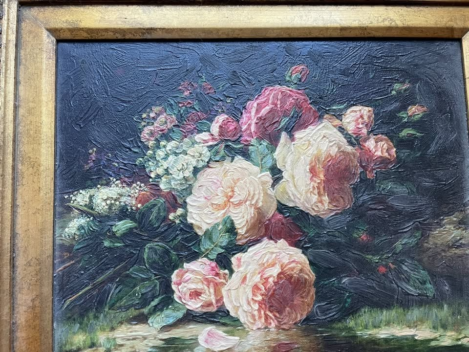 Floral Oil Painting reproduction - "June Days" by Jean-Babtiste Robie ...