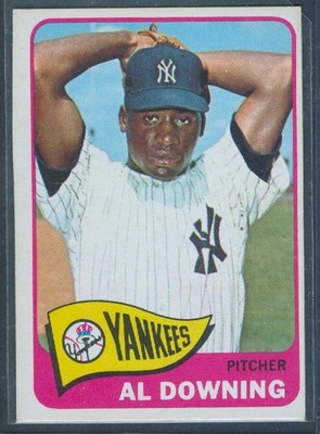 1965 topps #598 Al Downing New York Yankees Last Card in Set NM | eBay