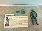 GI JOE FIREFLY COBRA SABOTEUR ACTION FIGURE 1984 INCOMPLETE WITH FILE ...