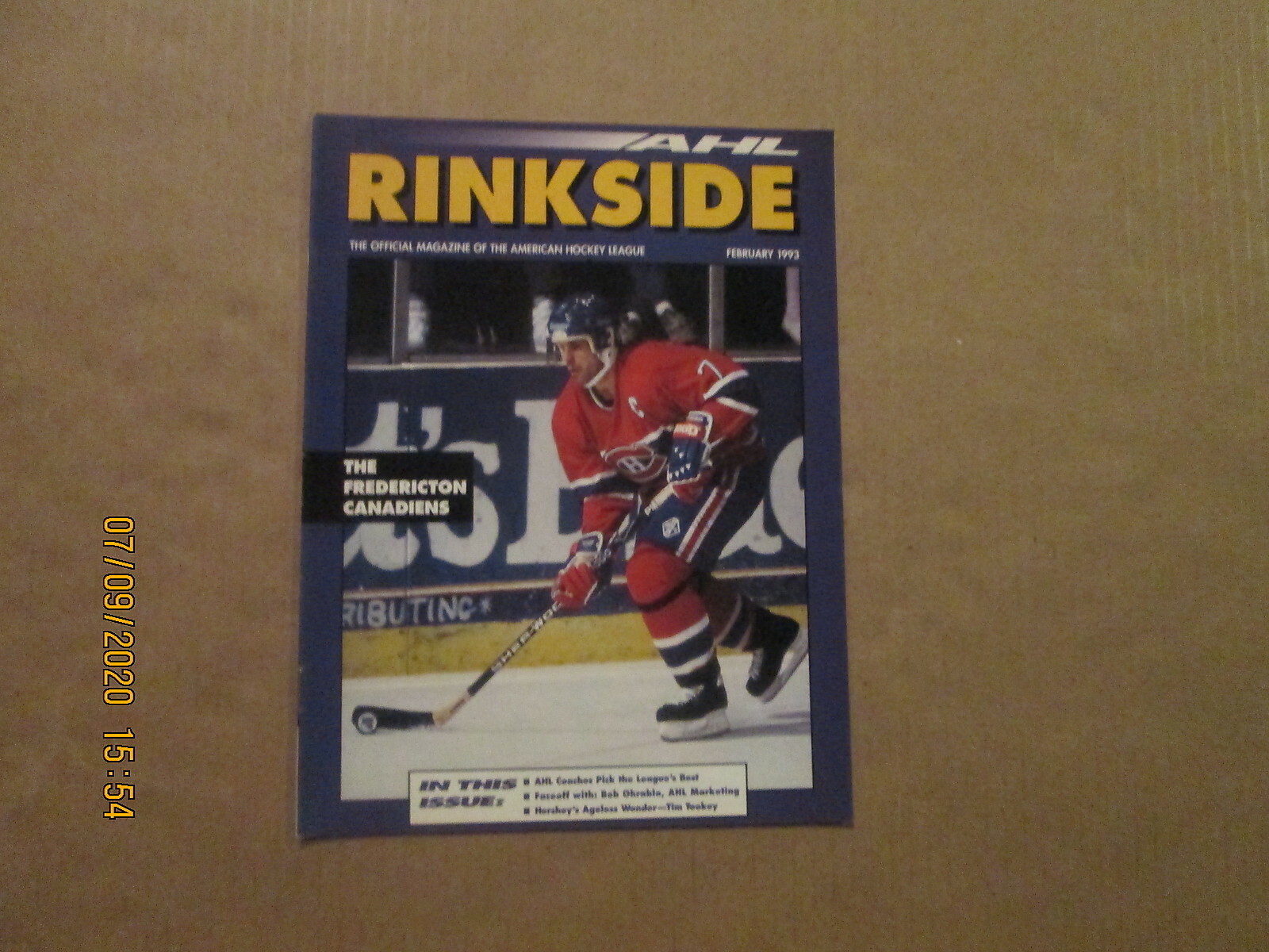 AHL Rinkside The Fredericton Canadiens Vintage February1993 Hockey ...