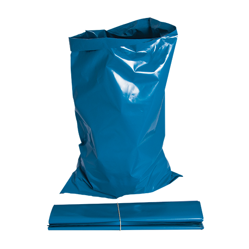 100 x Strong heavy duty Blue Rubble Bags / sacks for garden / builders ...