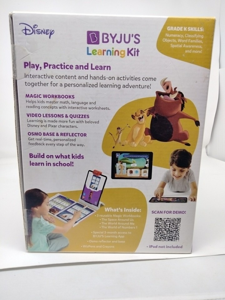 DISNEY BYJU’S Learning Kit Essential Edition Grade K BRAND NEW | eBay