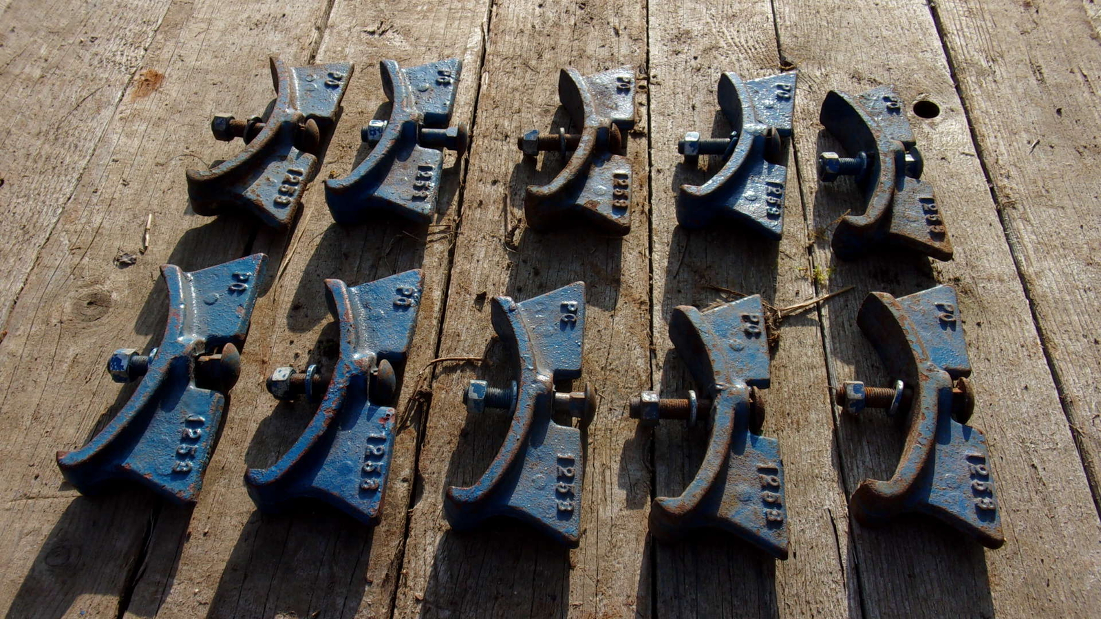 Ransomes Crawler Plough Wheel Cleats Pc1253 X10 | eBay UK