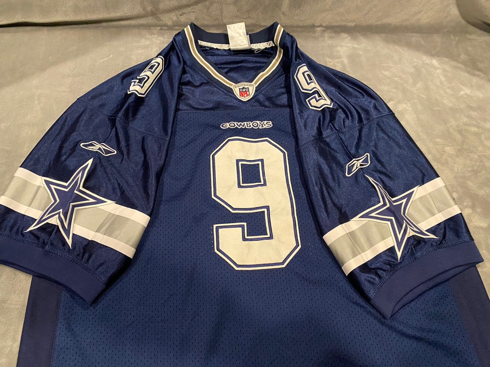 Dallas Cowboys Tony Romo #9 Reebok Authentic Pro Cut Stitched Jersey ...