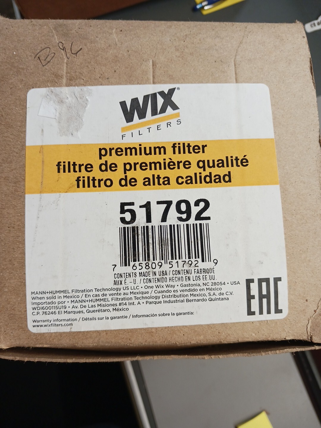 Engine Oil Filter Wix 51792 | eBay