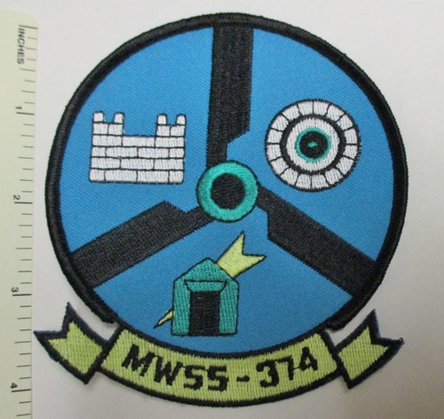 US MARINE CORPS AVIATION MWSS-374 PATCH USMC (Merrowed) | eBay