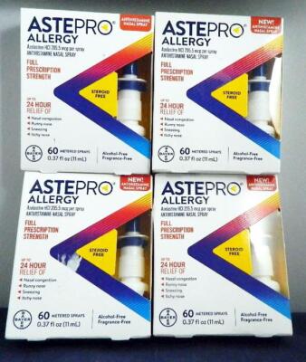 240 spray ASTEPRO Allergy Nasal Spray 4x60 Exp 24/25 41100589927 | eBay