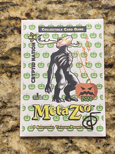 Metazoo Halloween 2020 Sealed Halloween Pack Signed By Mike & Poncho 1/ ...