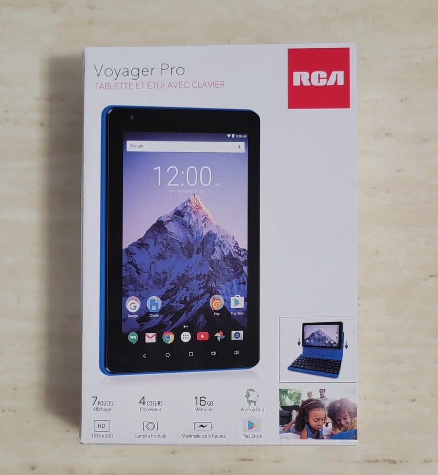 RCA Voyager Pro 7in 16GB HDD 1GB RAM Wi-Fi Android Tablet - Blue | eBay