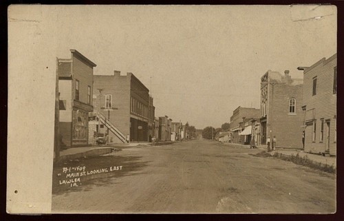 LAWLER IA Iowa c1910 RP Main Street Looking East | eBay