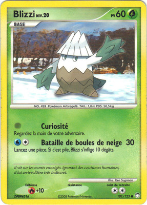 Pokémon n° 101/123 - BLIZZI niveau 20 - PV60 (4365) | eBay