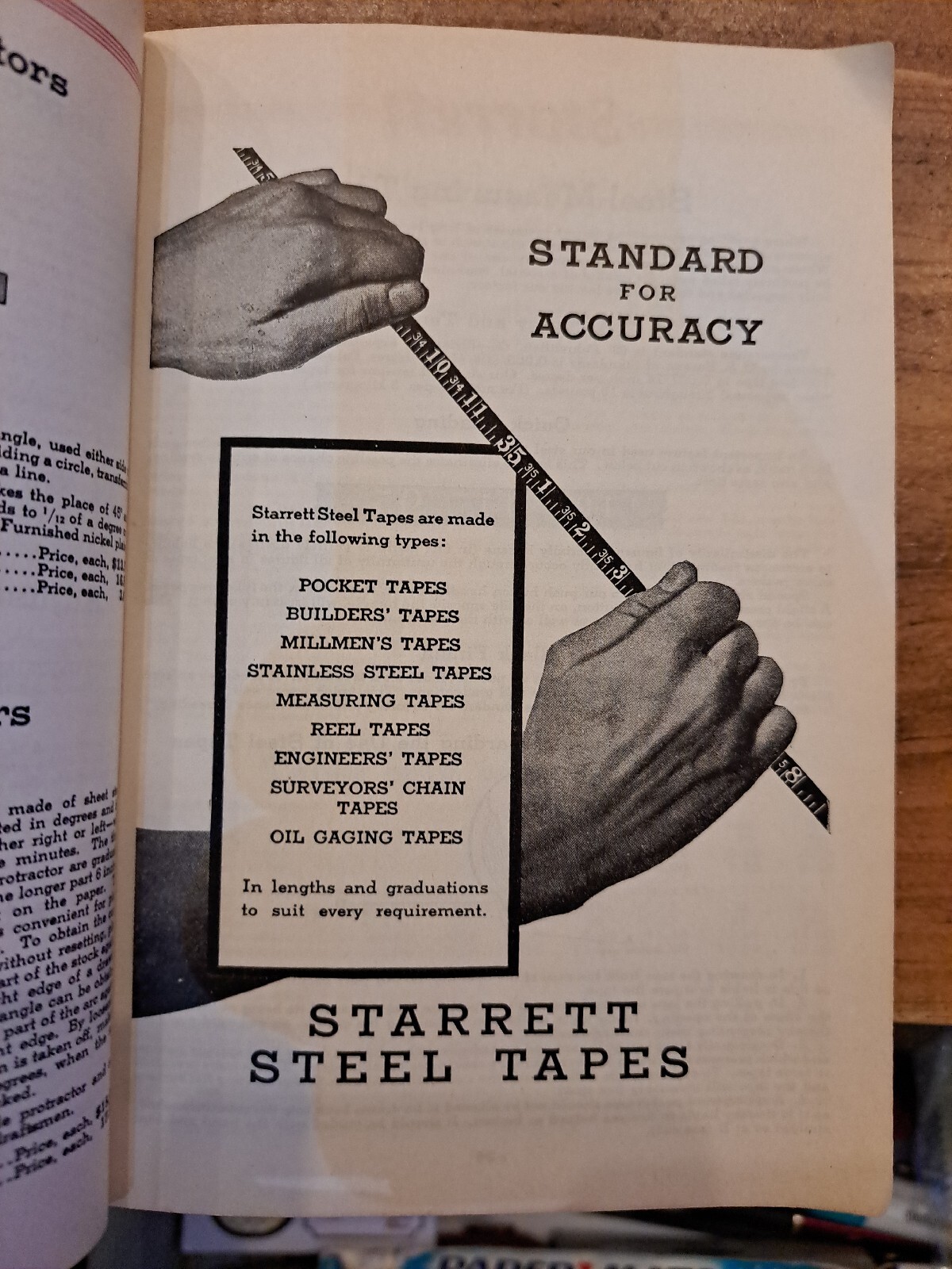 Pipefitter 1938 STARRETT PRECISION FINE MECHANICAL TOOLS CATALOG 26 ...