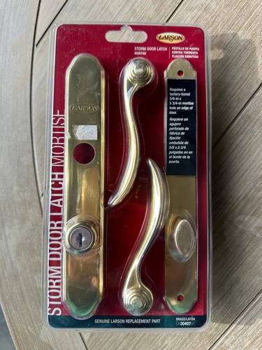 Larson CH3041701 (brass) Revere Handle Kit with Lock box and keys | eBay