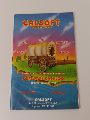 Calsoft Software Catalog Spring/Summer 1984 Vintage | eBay