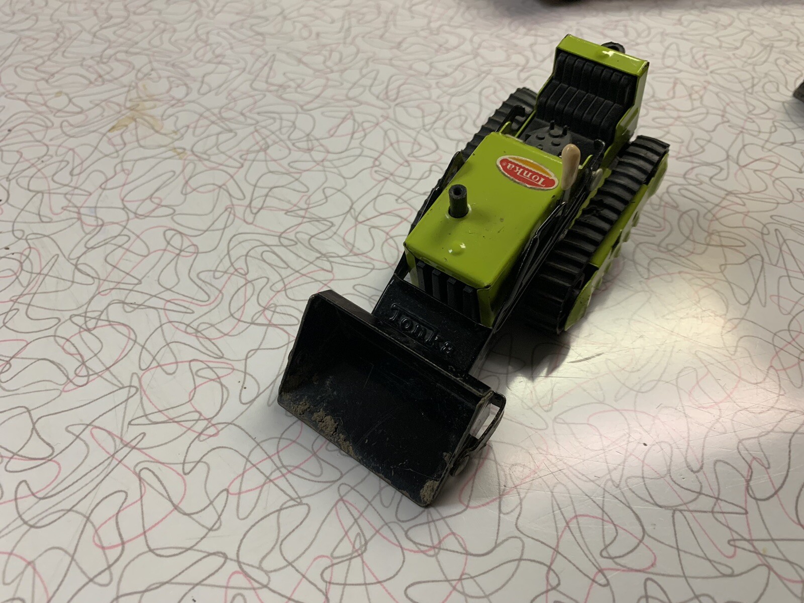 tonka vintage bull dozer green in color | eBay