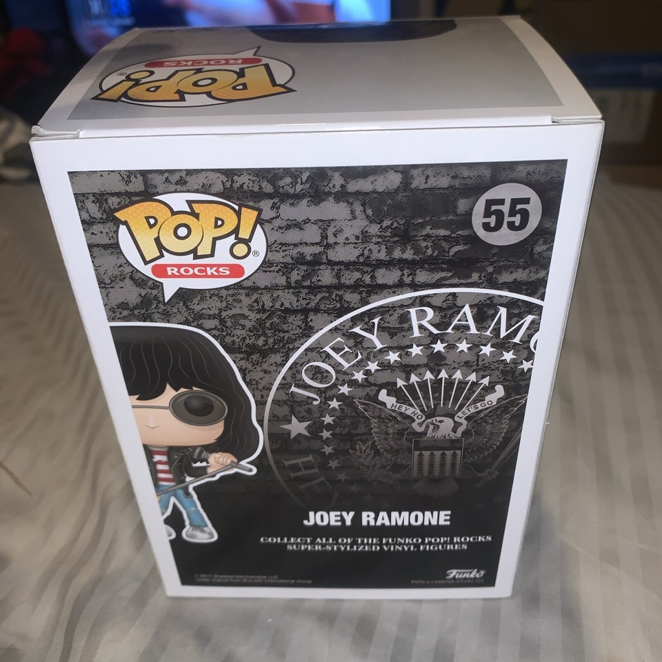Funko Pop 'Rocks' JOEY RAMONE Vinyl Figure #55 The Ramones Vaulted ...