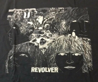 Beatles REVOLVER NEGATIVE EXPOSURE T-Shirt XL Preowned | eBay
