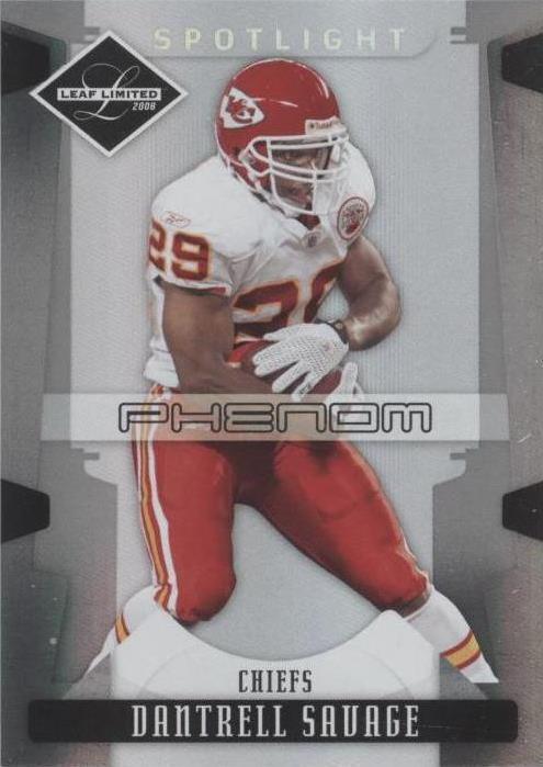 2008 Leaf Limited - Phenoms Dantrell Savage #224 Spotlight Silver /99 ...