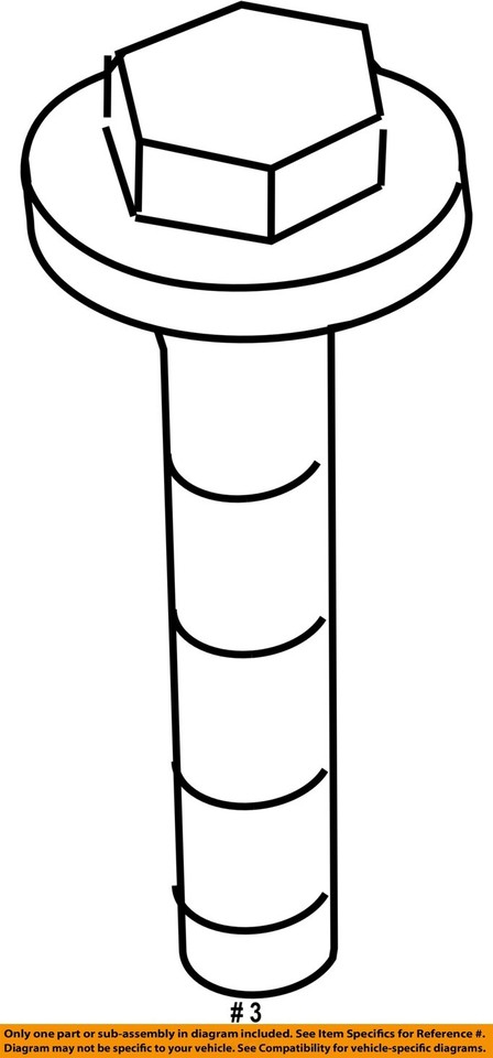 GM OEM 07-23 Acadia Limited Electrical Battery-Hold Down Clamp Bolt ...