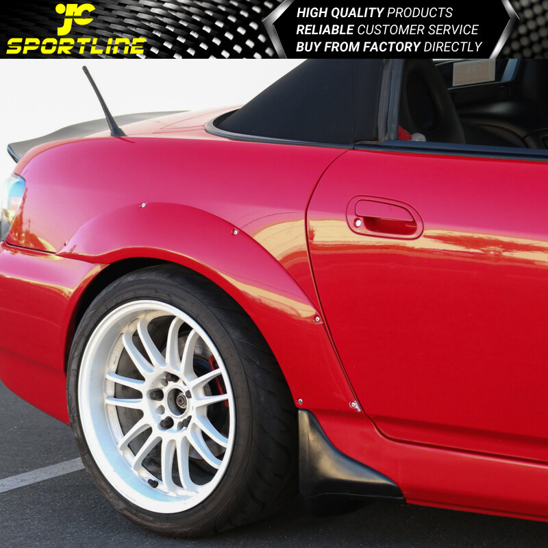 Fits 00-09 Honda S2000 PU Rear Side Skirt Guard Strakes Spats OE Style ...