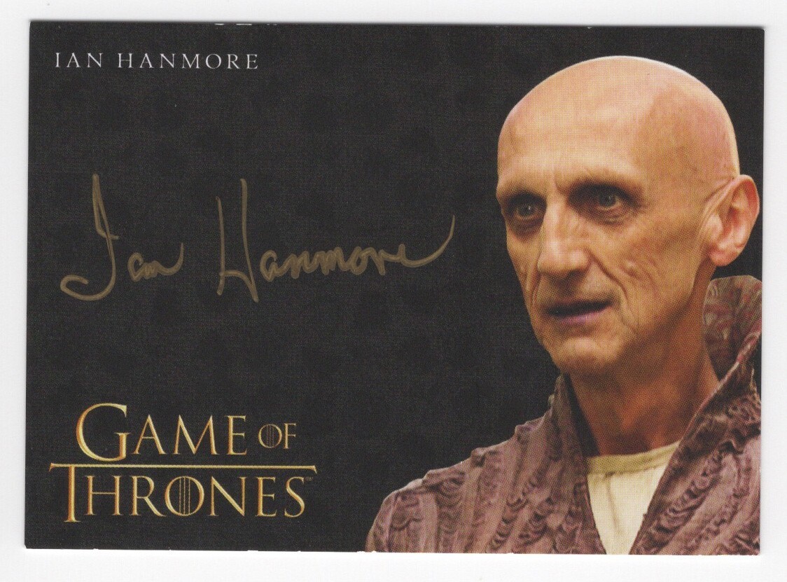 Ian Hanmore as Pyat Pree GAME OF THRONES Season 8 Autograph Card Auto ...
