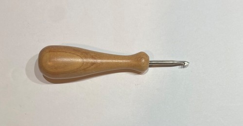 Solid Maple Rug Hooking Tool - Primitive #6 to #8 Cut Hook | eBay